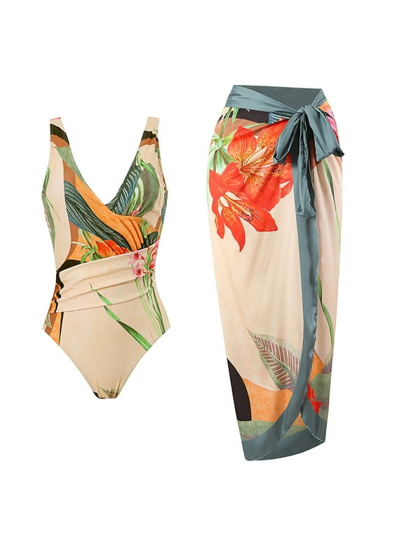 Arnsht Women's One Piece Swimsuit Adjustable Suspenders Backless Beach ...