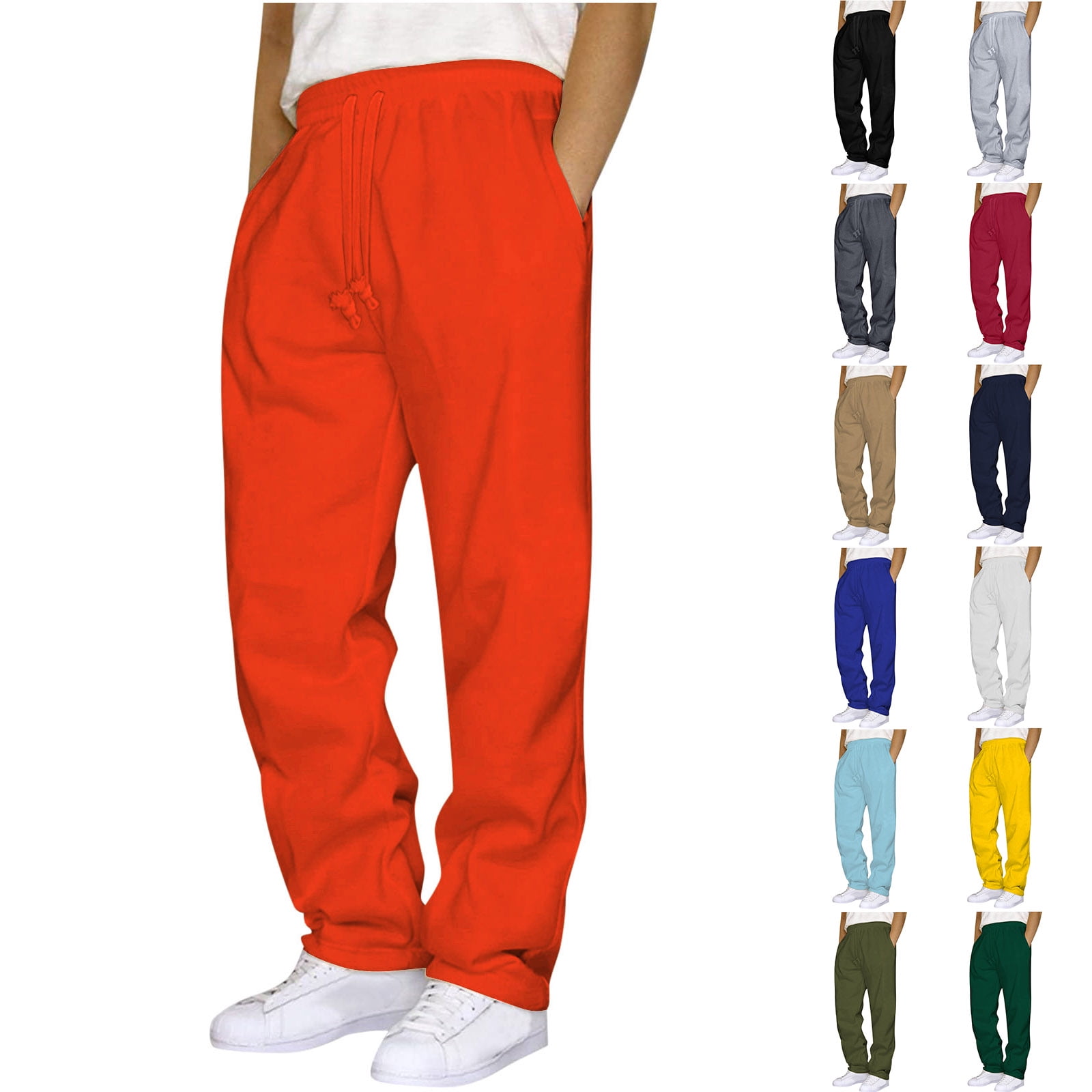 Men's Savings, LIBRCLO Mens Sweatpants with Pocket, Baggy Drawstring ...
