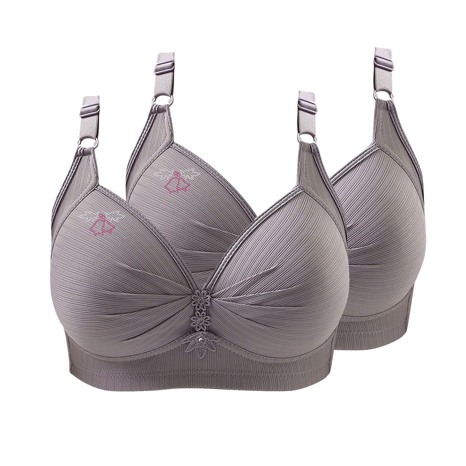 Summer Savings, Large Size Daily Bra, No Rims, Printing Gathered ...