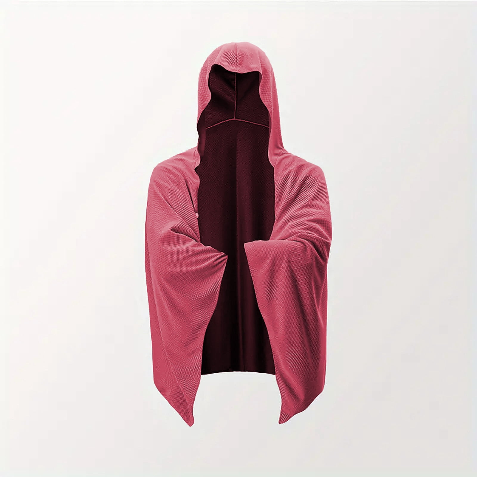 Summer Savings,Men Hooded Outdoor Cloak Towel Casual Drying Wear ...