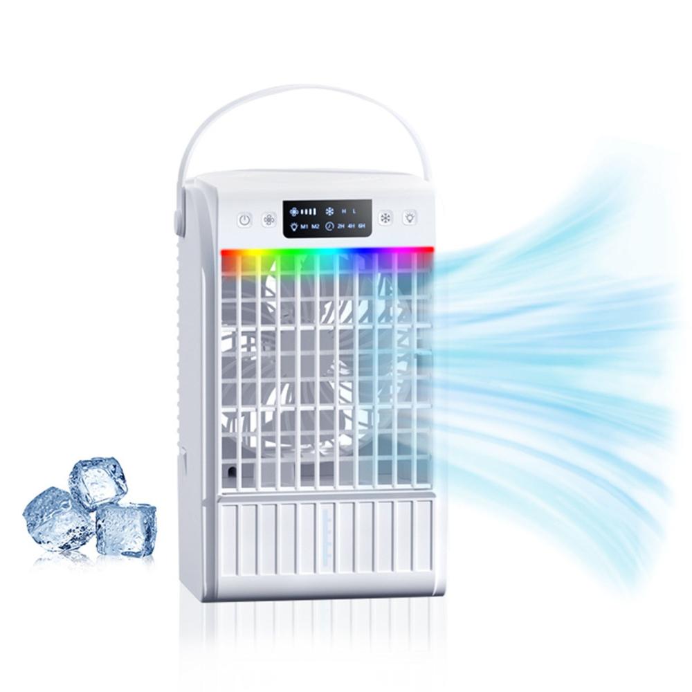 Summer Savings! OUTOLOXIT New USB Cold Fan Big Wind Dual Spray Remote ...