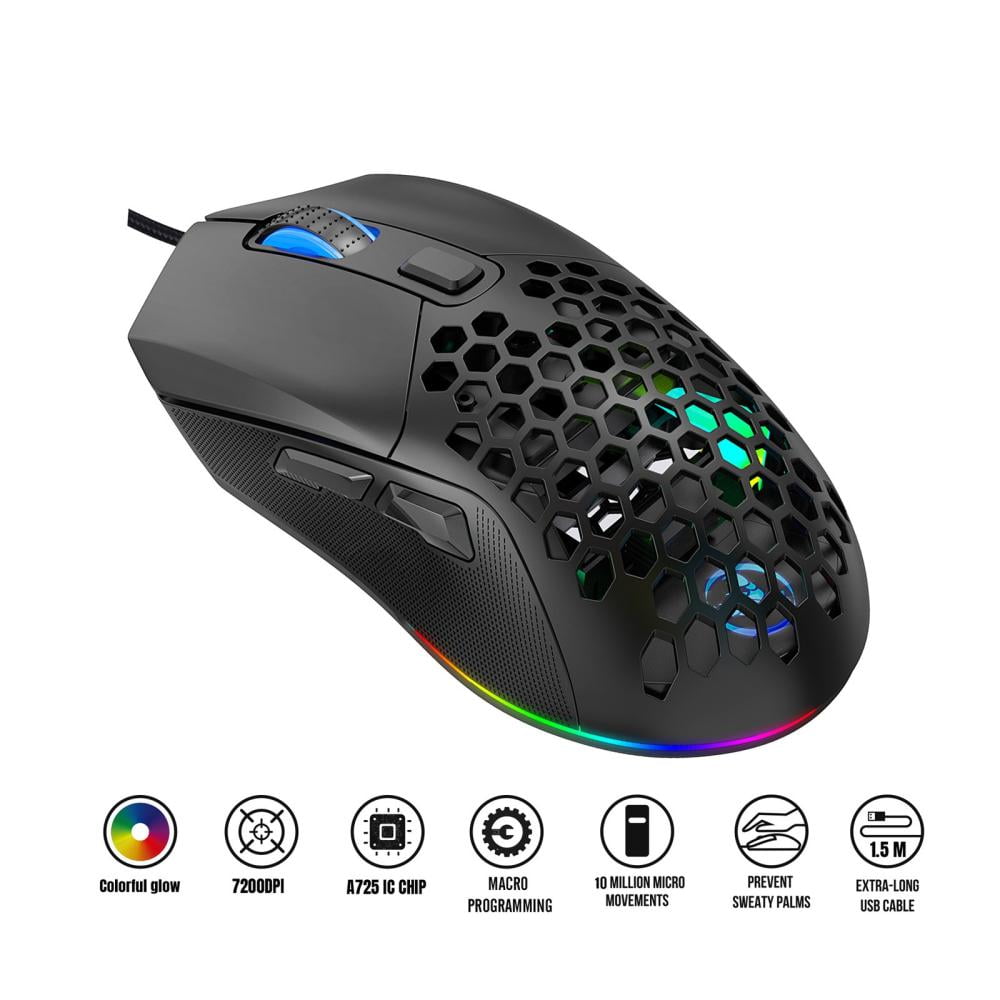 Summer Savings! OUTOLOXIT Wired Gaming Mouse 7200 DPI Programmable ...