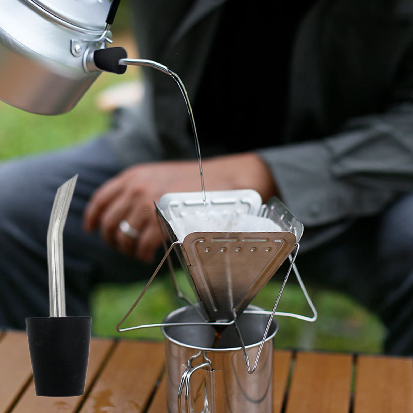 Summer Savings,Outdoor Camping Boil Kettle,Portable Stainless Steel ...