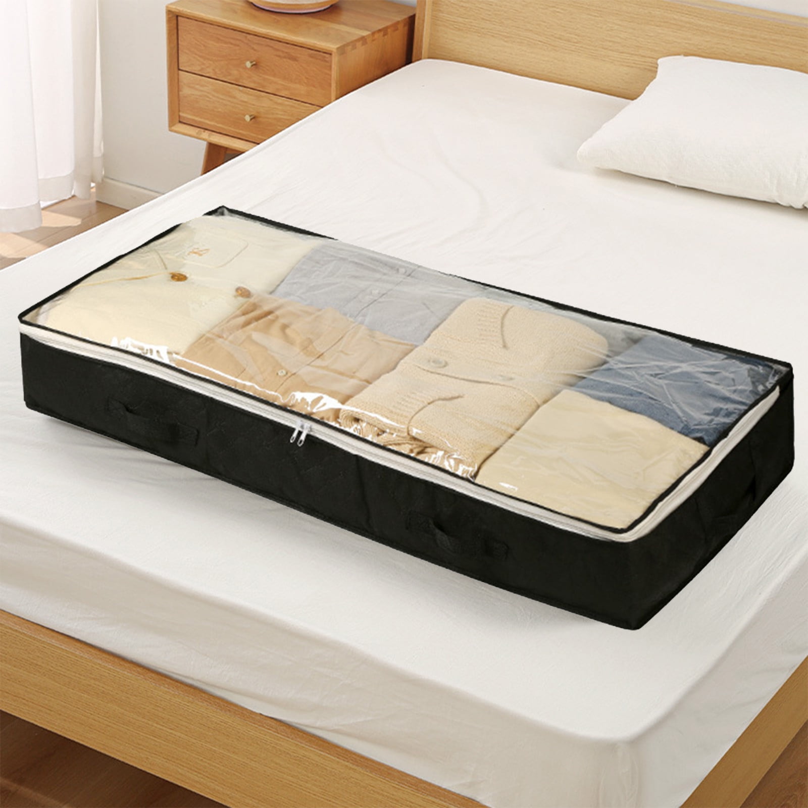Summer Savings! Outoloxit Under Bed Storage Bag Large Capacity Under ...