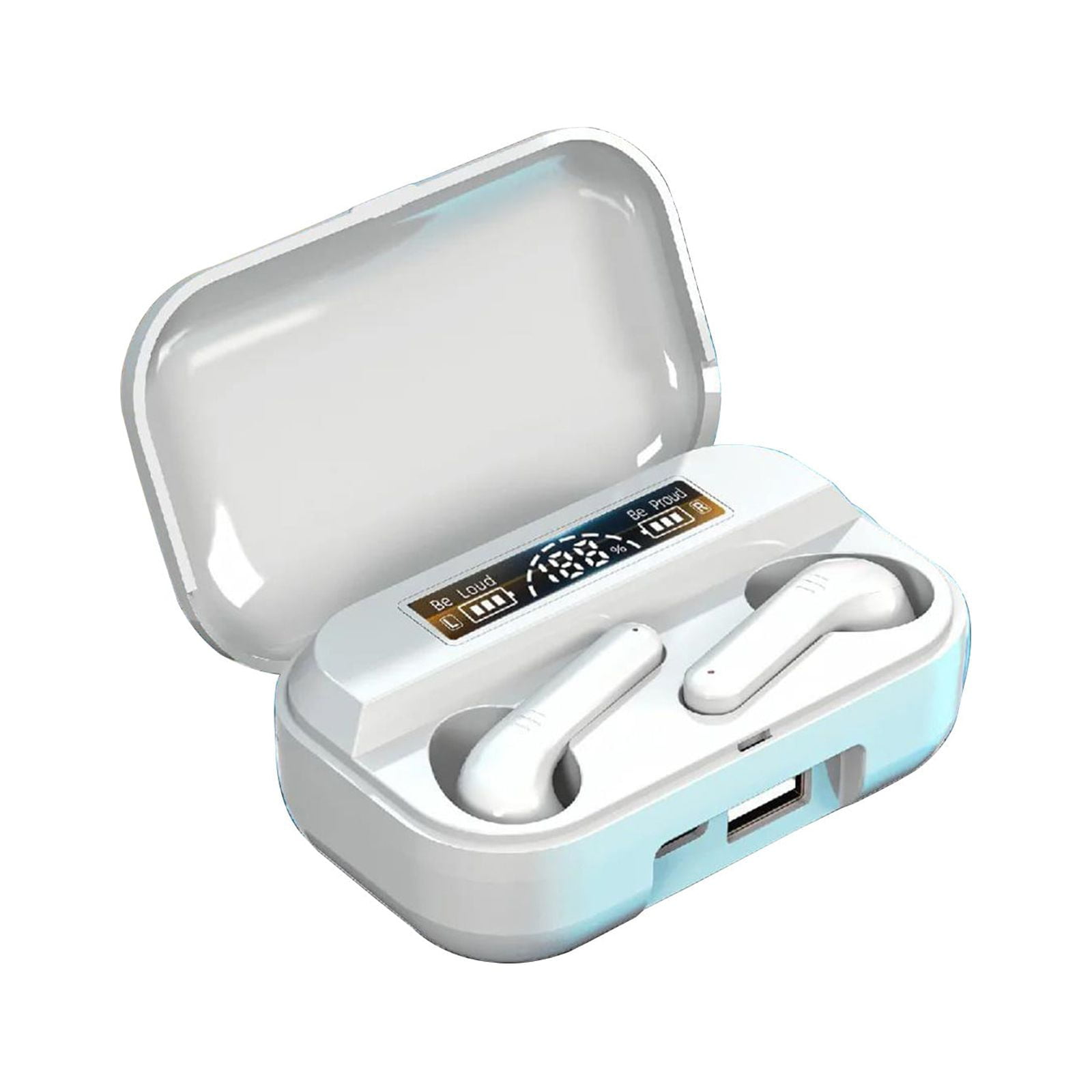 Summer Savings! Bluetooth 5.2 Wireless Earbuds LED Three Screen Digital ...