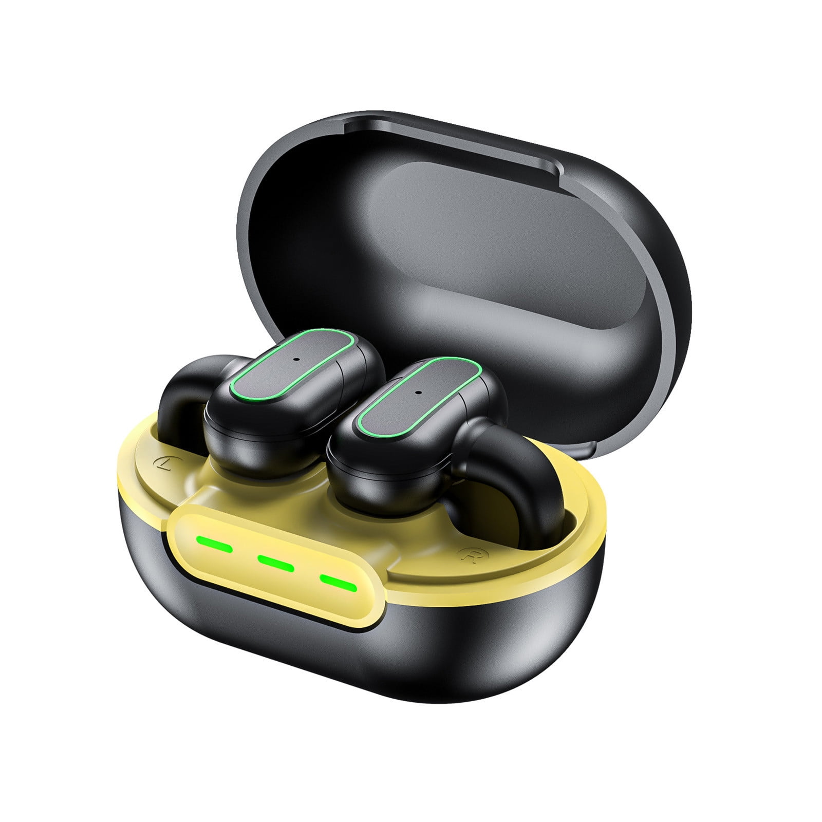 Summer Savings! Outoloxit Clip-on Bluetooth Headset 5.3 Not Into The ...