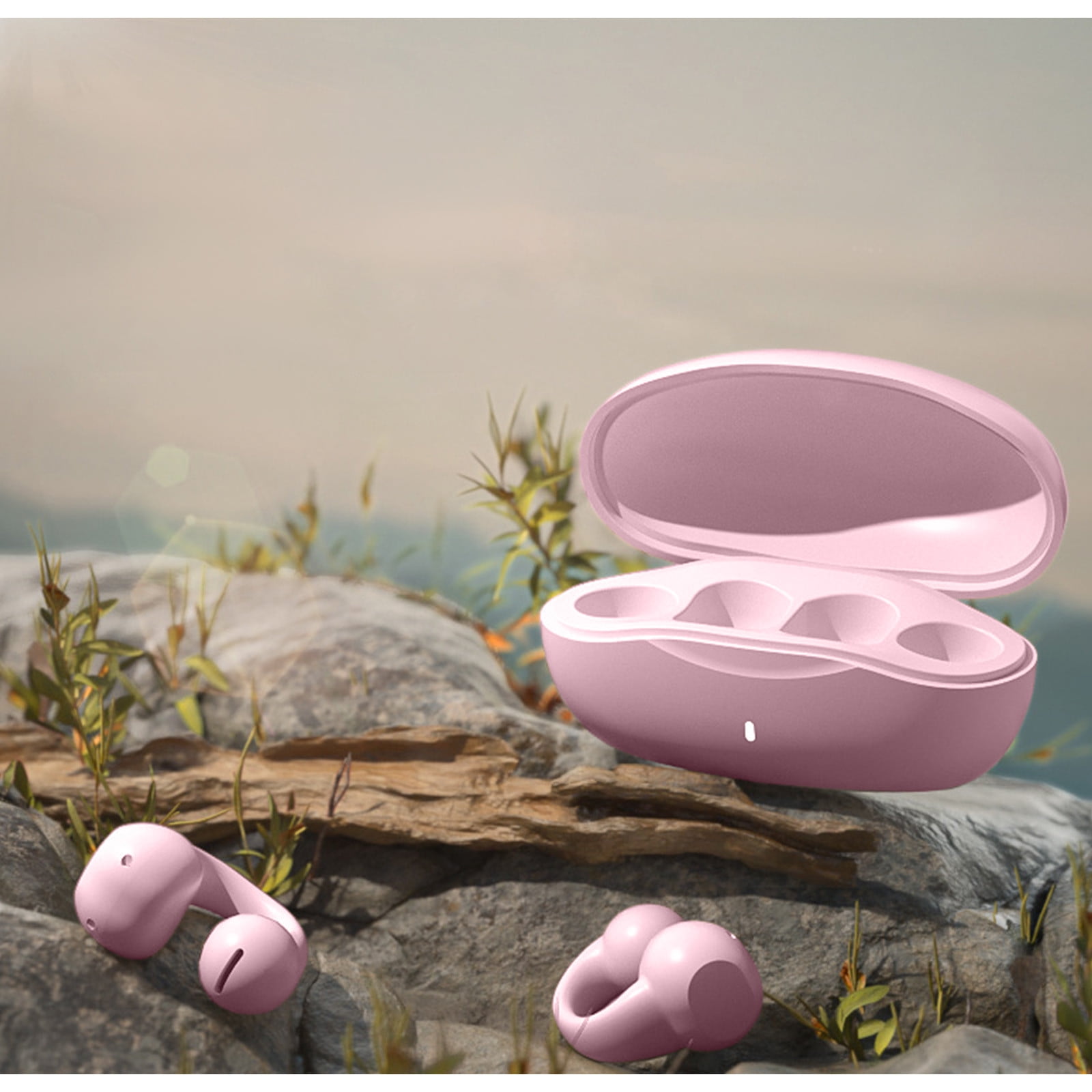 Summer Savings! Outoloxit Ear-Clip Wireless Headphones Bluetooth 5.3, Wireless Open Ear Clip On ...