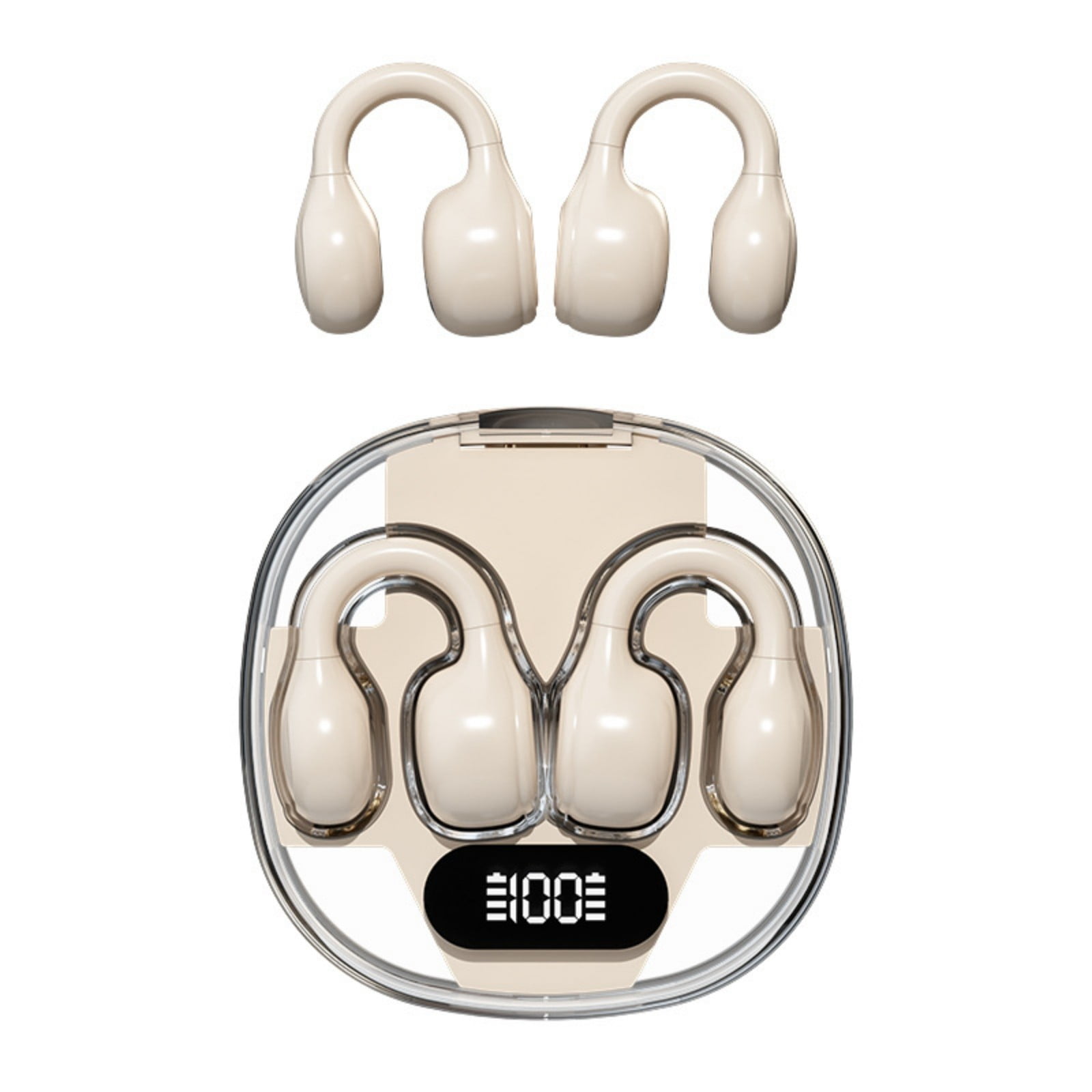 Summer Savings! Outoloxit Wireless Ear Clip Skeleton Conduction ...
