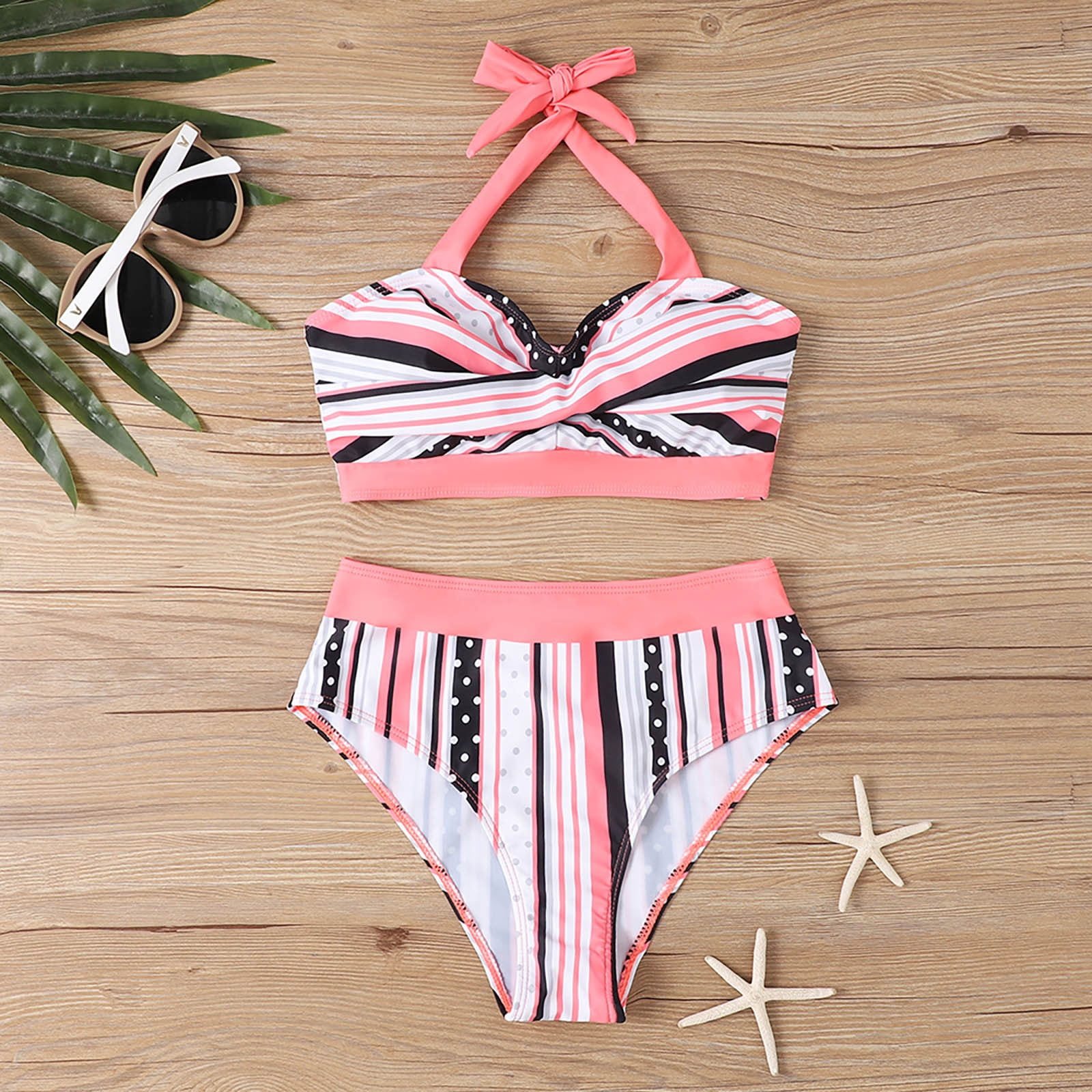 Summer Savings Plus Size MIANHT Womens Swimsuits, Women's Ruffle ...