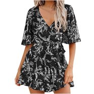Riviera Sun Rompers for Women (Black, Small) - Walmart.com