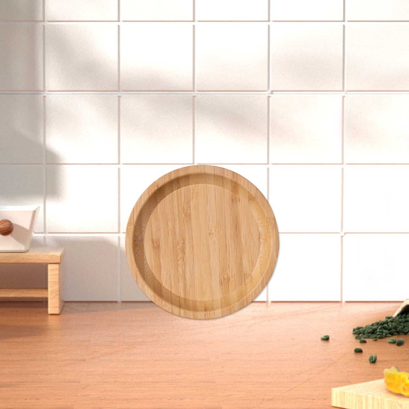 Summer Savings! Serving Tray, InsCrazy Tray Solid Wood Tray for Fruit ...