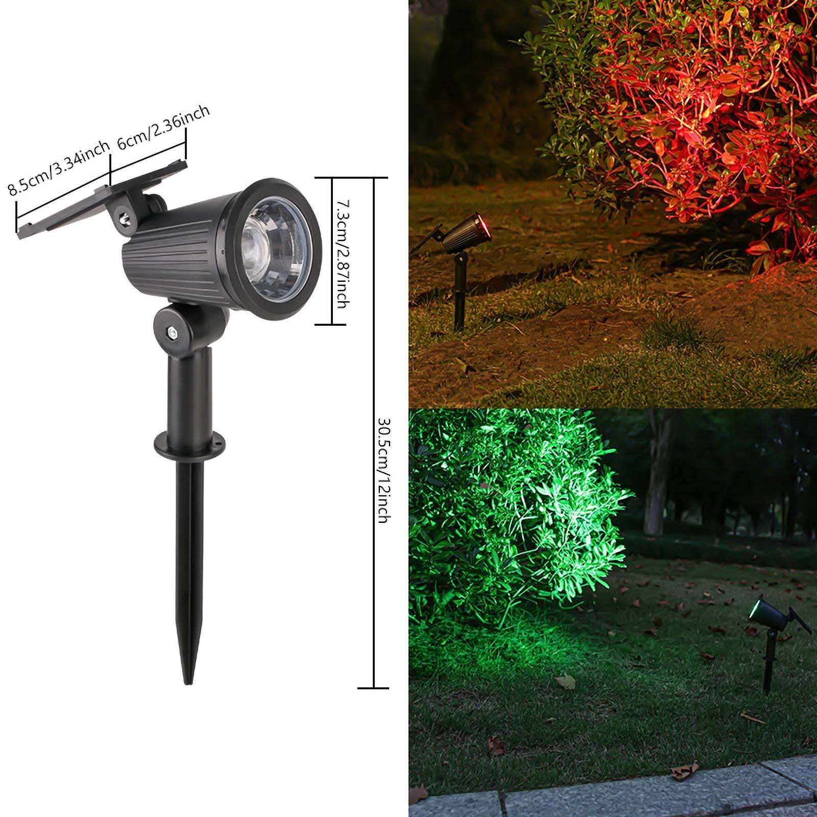 Summer Savings!Solar Spotlight Outdoor Ground, Solar Spot Lights ...