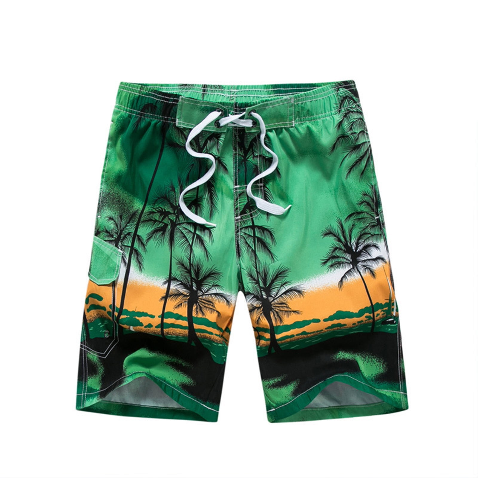 Summer Savings Stamzod Clearance Men's Hawaiian Beach Shorts Casual ...