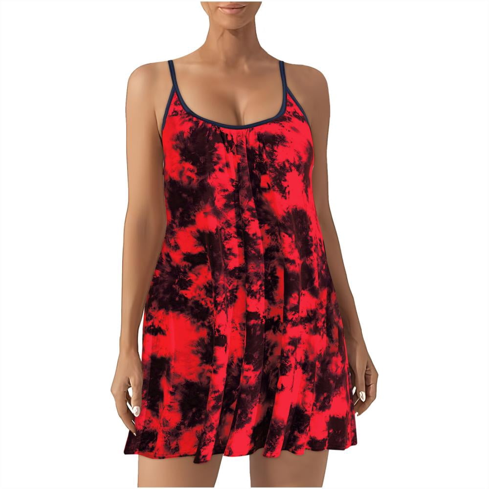 Summer Savings! Sundress Dresses for Women Women's Summer Strap Printed ...
