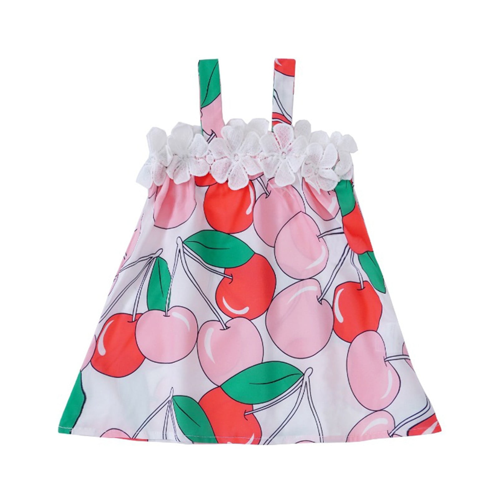 TAGOLD Toddler Girls Summer Dress,Children Printing Sling Sleeveless ...