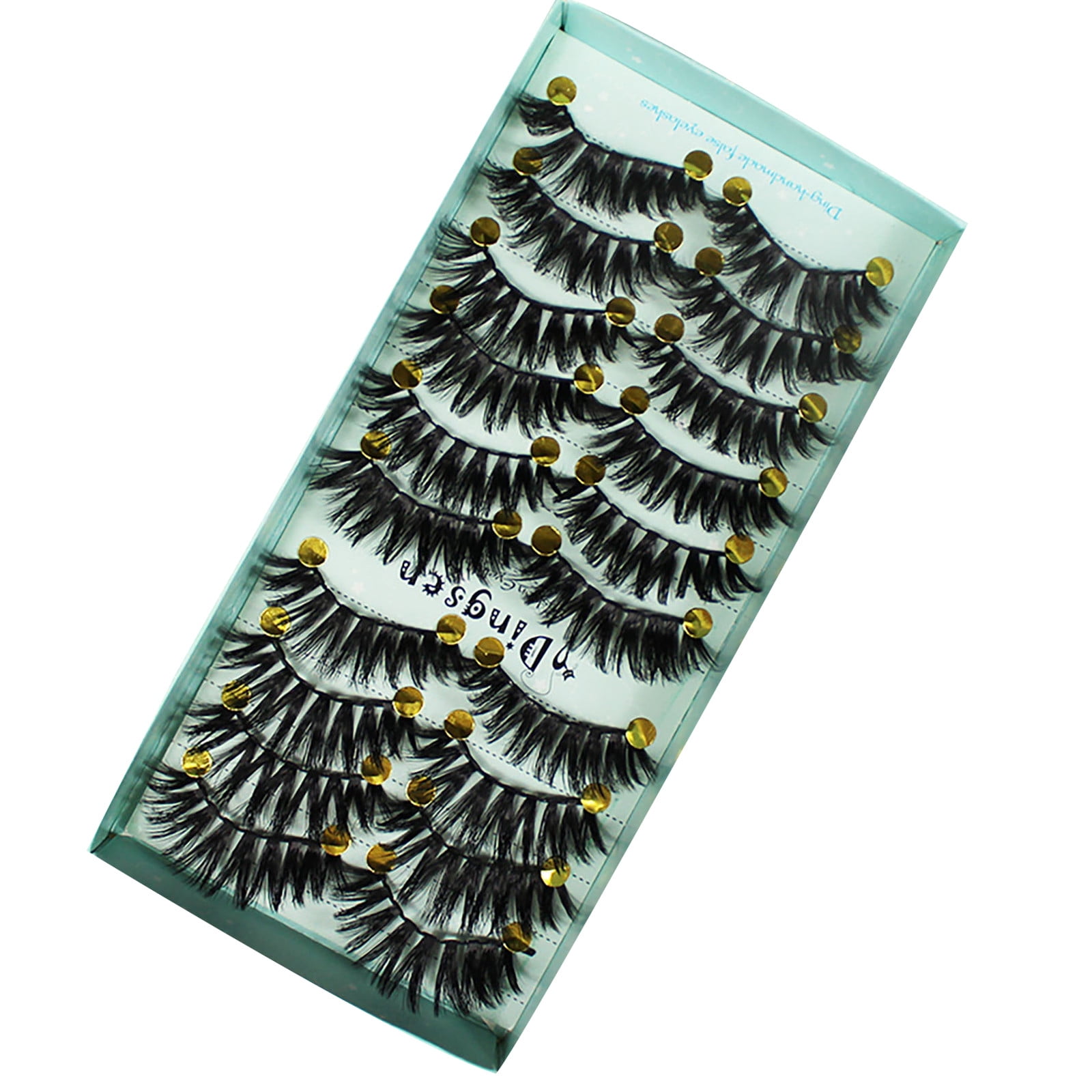 Summer Savings, Topliu 3d Fiber Eyelashes, Thick Lashes, 10 Pairs High ...