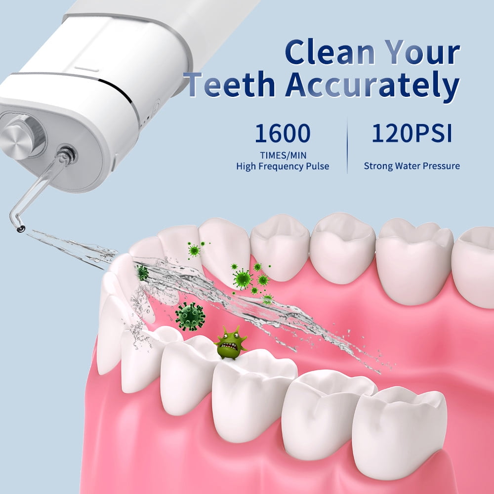 Summer Savings, Topliu Portable Oral Irrigator, Rechargeable Tooth ...