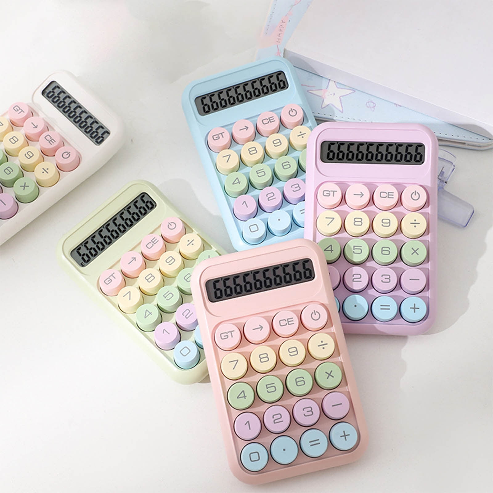 Summer Savings, Vsgery Digital Calculator, 8-Digit LCD Display, Mini ...