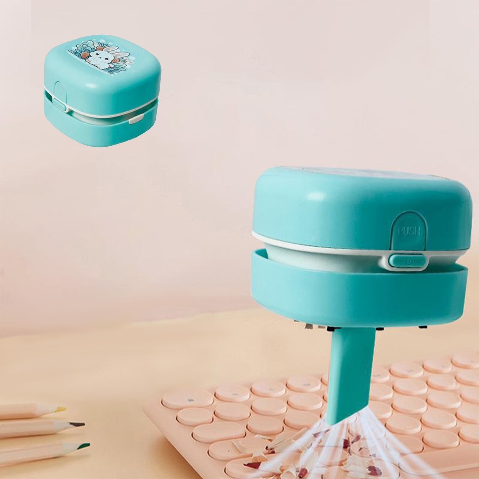 WJSXC Desk Vacuum, Mini Desktop Vacuum Cleaner with USB Charging Crumb ...