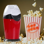 Electric Popcorn Machine, Home Use 6 Quart/24 Cup Stirring Popcorn ...