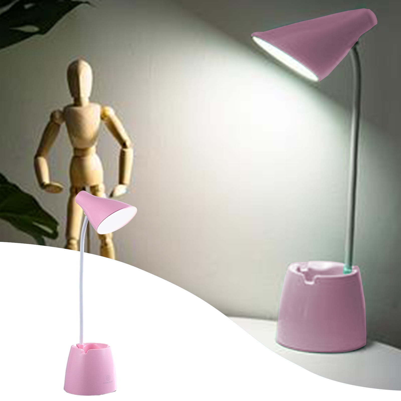WJSXC Three-speed Eye Protection Desk Lamp Learning USB Dormitory ...