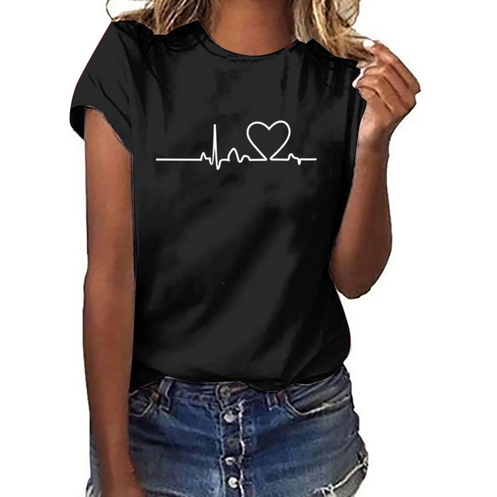 YANHAIGONG Summer Tops for Women 2025 Trendy Doctor Paramedic Nurse ...
