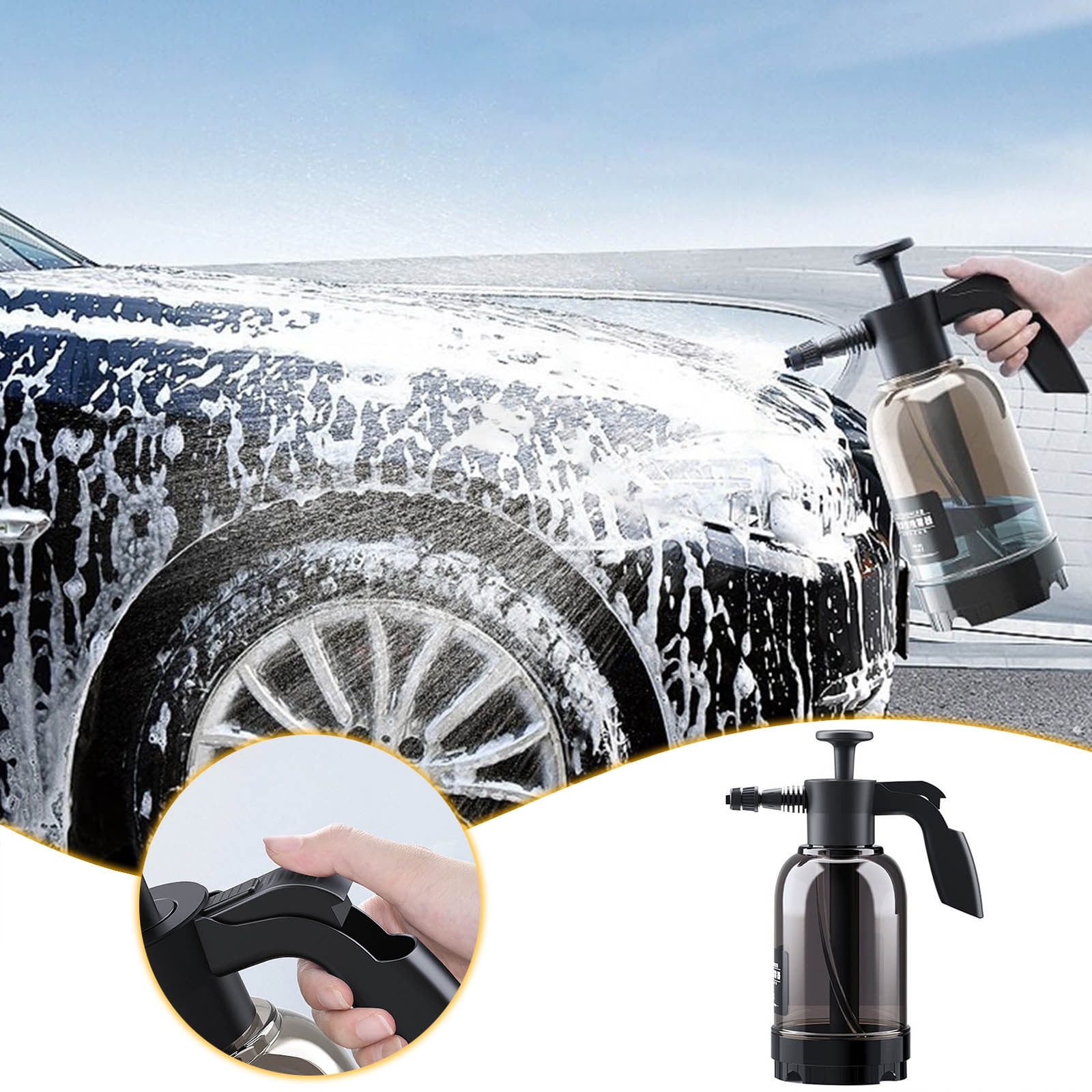 Summer Savings Ywbawe Outdoor Decor Car Wash Spray Foam with Manual ...