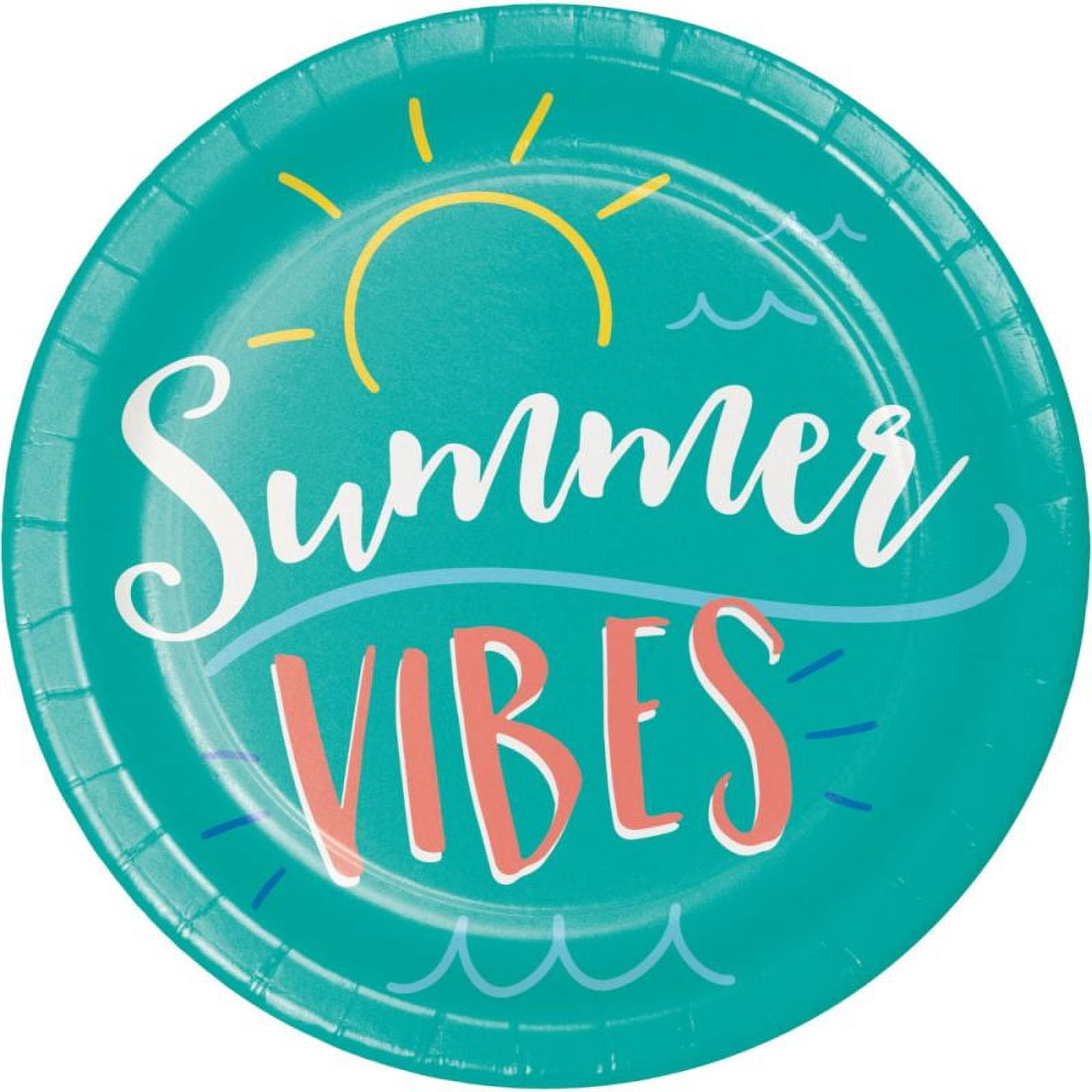 Summer Sayings 9-inch Paper Plates 8 Per Pack - Walmart.com