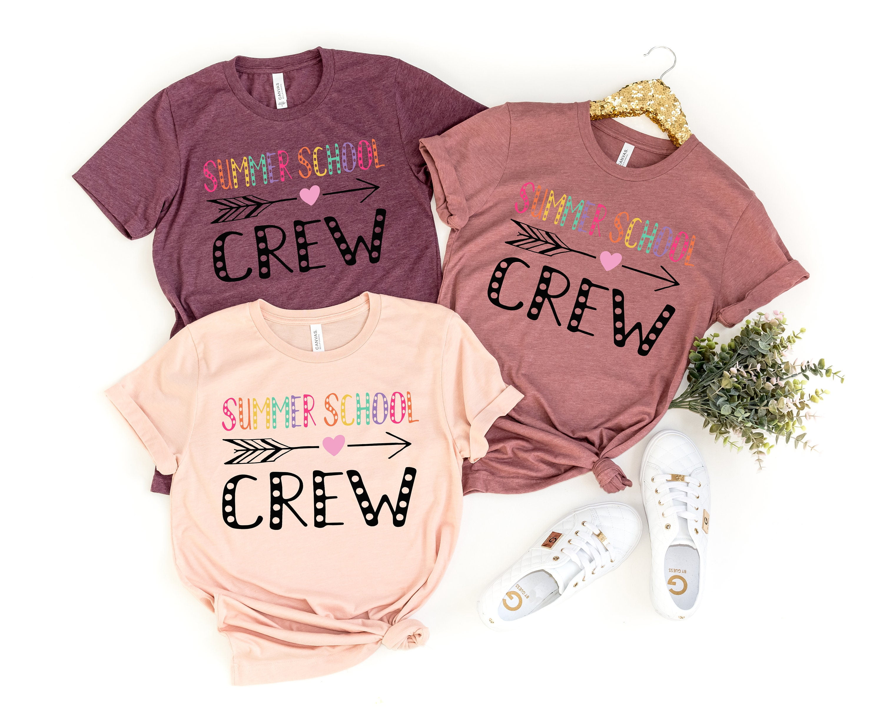 Summer School Crew Shirts, Teach Love Inspire Shirt, Back To School ...