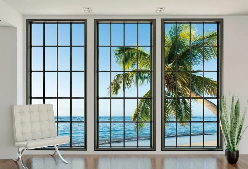 Summer Sea Beach Window Backdrop Tropical Hawaii Seaside Island Bridal ...