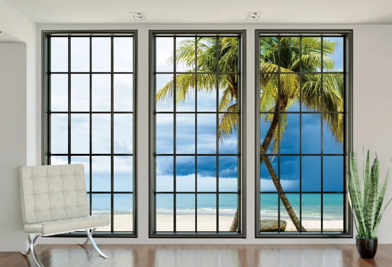 Summer Sea Beach Window Backdrop Tropical Hawaii Seaside Island Bridal ...