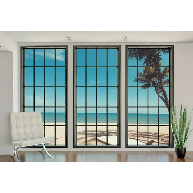 Summer Sea Beach Window Backdrop Tropical Hawaii Seaside Island Bridal ...