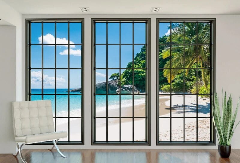 Summer Sea Beach Window Backdrop Tropical Hawaii Seaside Island Bridal ...