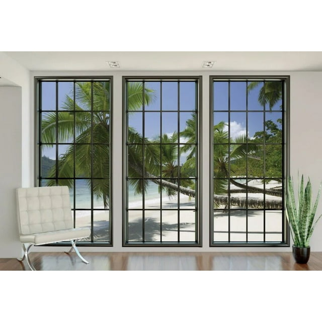 Summer Sea Beach Window Backdrop Tropical Hawaii Seaside Island Bridal ...
