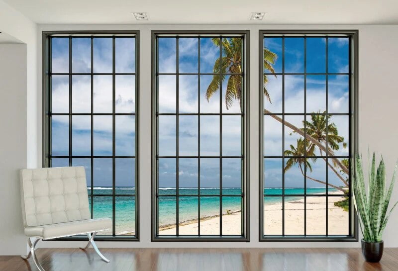 Summer Sea Beach Window Backdrop Tropical Hawaii Seaside Island Bridal ...