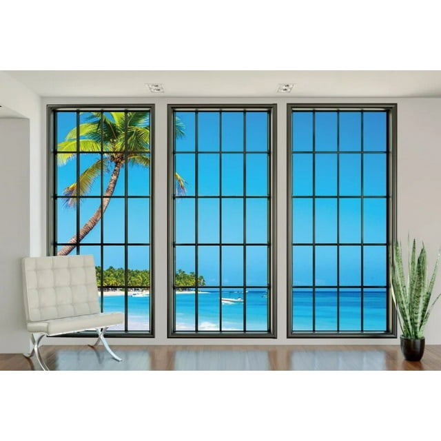 Summer Sea Beach Window Backdrop Tropical Hawaii Seaside Island Bridal ...