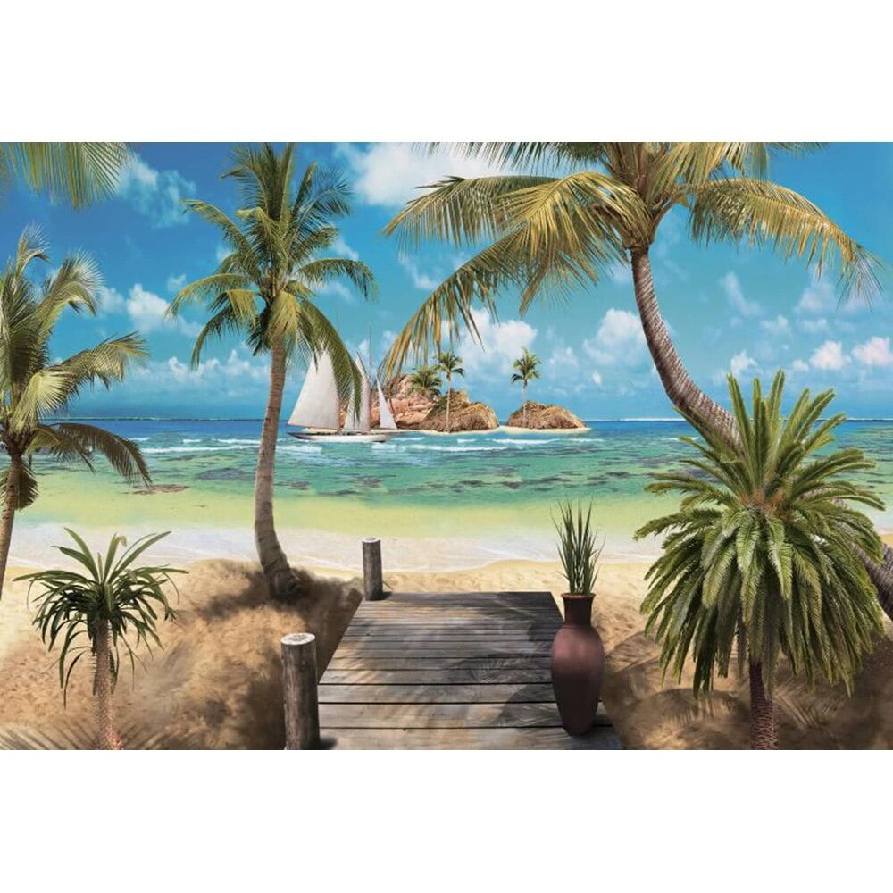 Summer Sea Ocean Backdrops For Photography Seabed Seaside Beach Nature ...