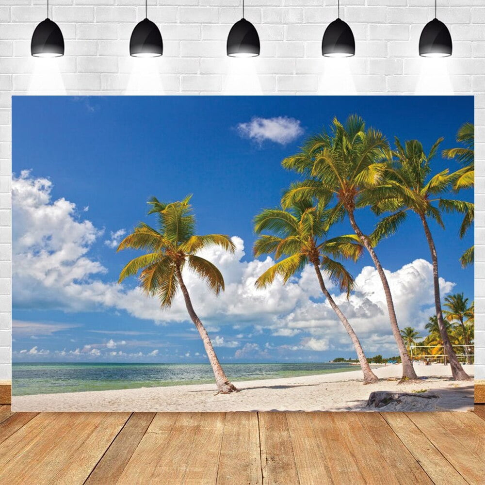 Summer Sea Ocean Island Seaside Tropical Beach Background Scene Wedding ...