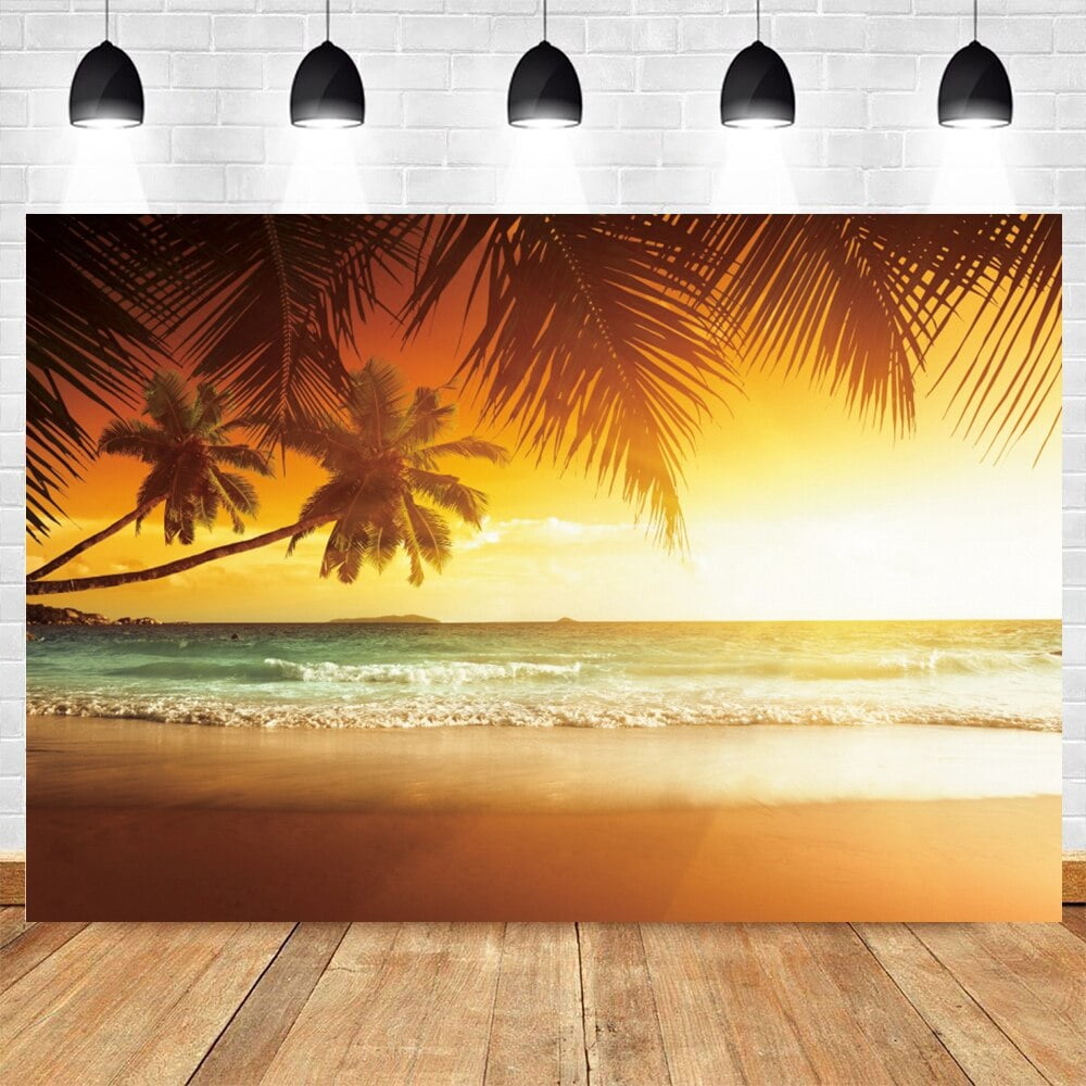 Summer Sea Ocean Island Seaside Tropical Beach Background Scene Wedding ...