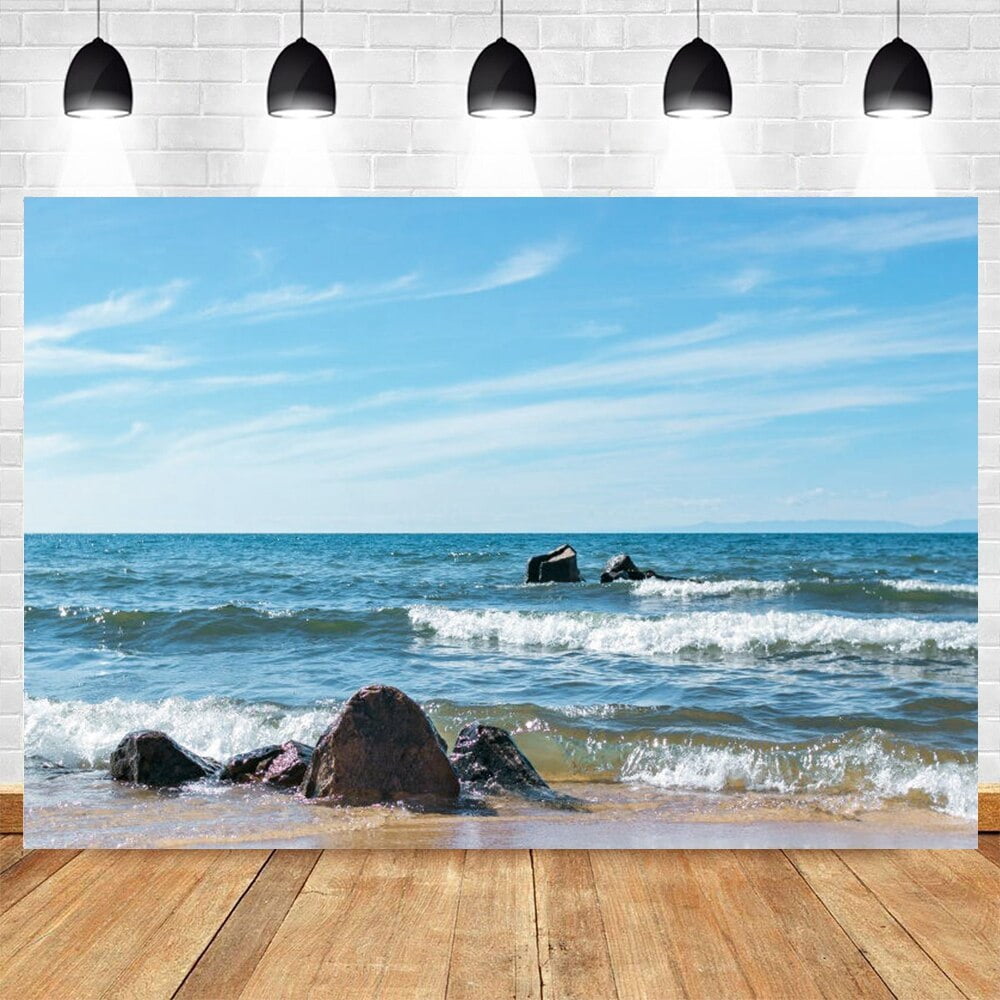 Summer Sea Ocean Island Seaside Tropical Beach Background Scene Wedding ...