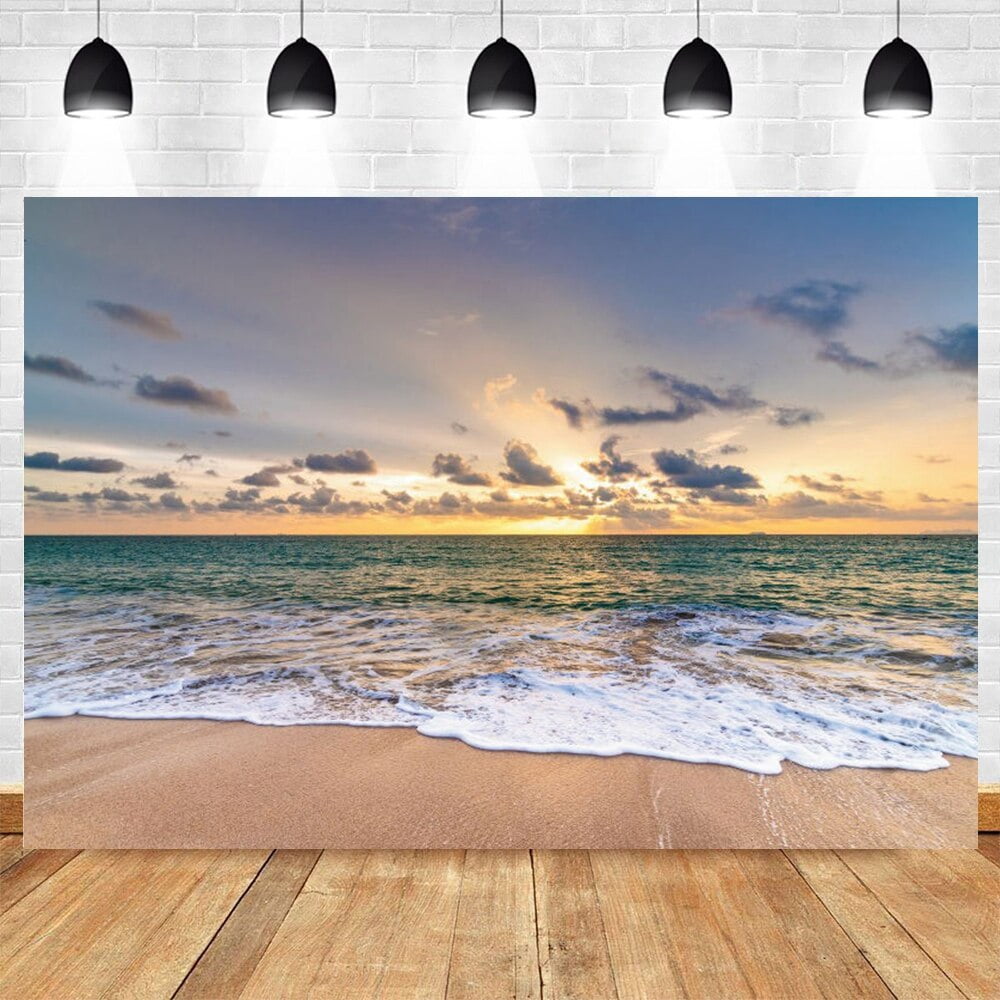 Summer Sea Ocean Island Seaside Tropical Beach Background Scene Wedding ...