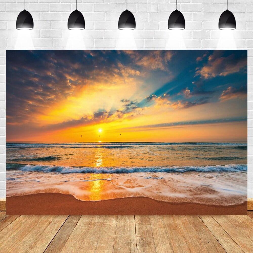 Summer Sea Ocean Island Seaside Tropical Beach Background Scene Wedding ...