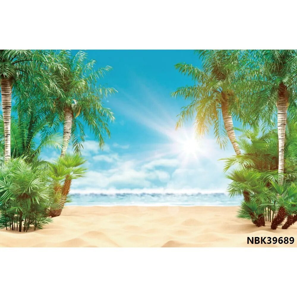 Summer Sea Photophone Coconut Tree Palms Light Bokeh Sunset Glow Baby ...