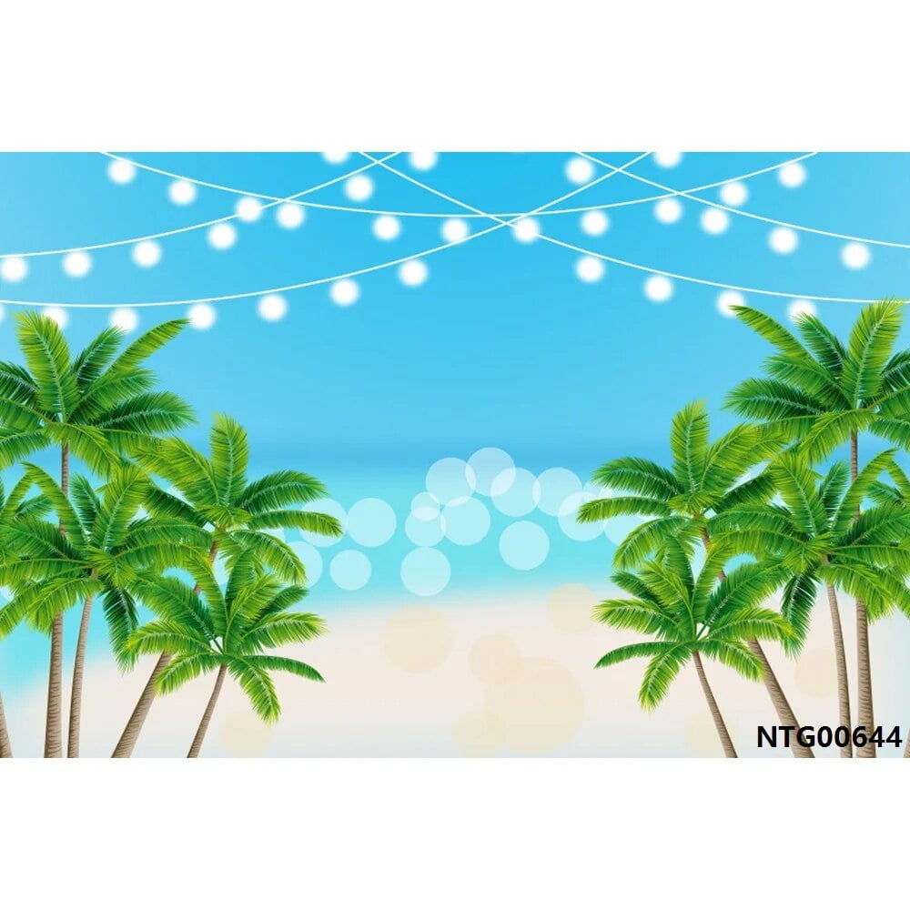 Summer Sea Photophone Coconut Tree Palms Light Bokeh Sunset Glow Baby ...
