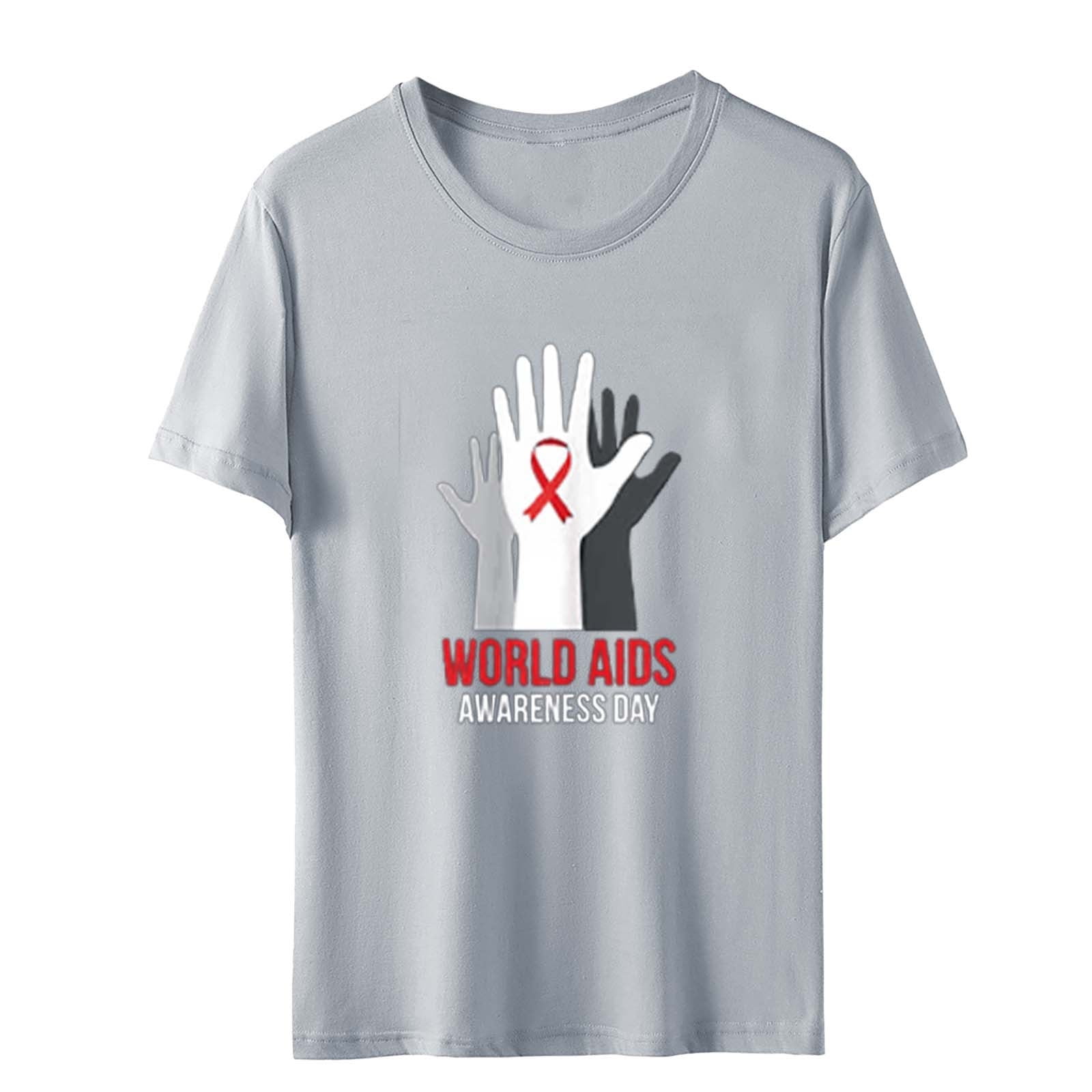 Summer Shirts For Women "We Wear Red Red Ribbon Day" World Day ...