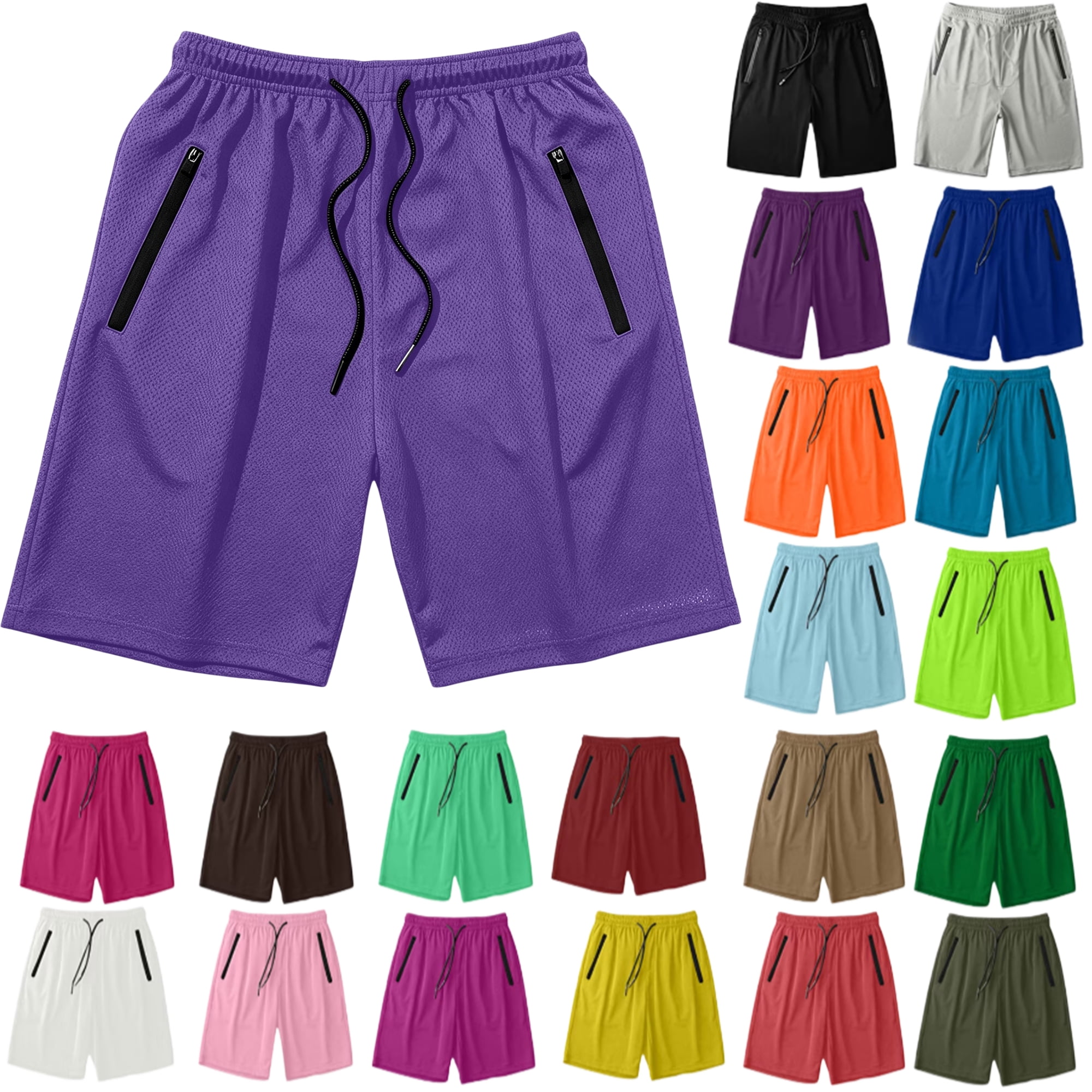 Summer Shorts for Women Ice Silk Fitness Running Stretch Yoga Pant ...