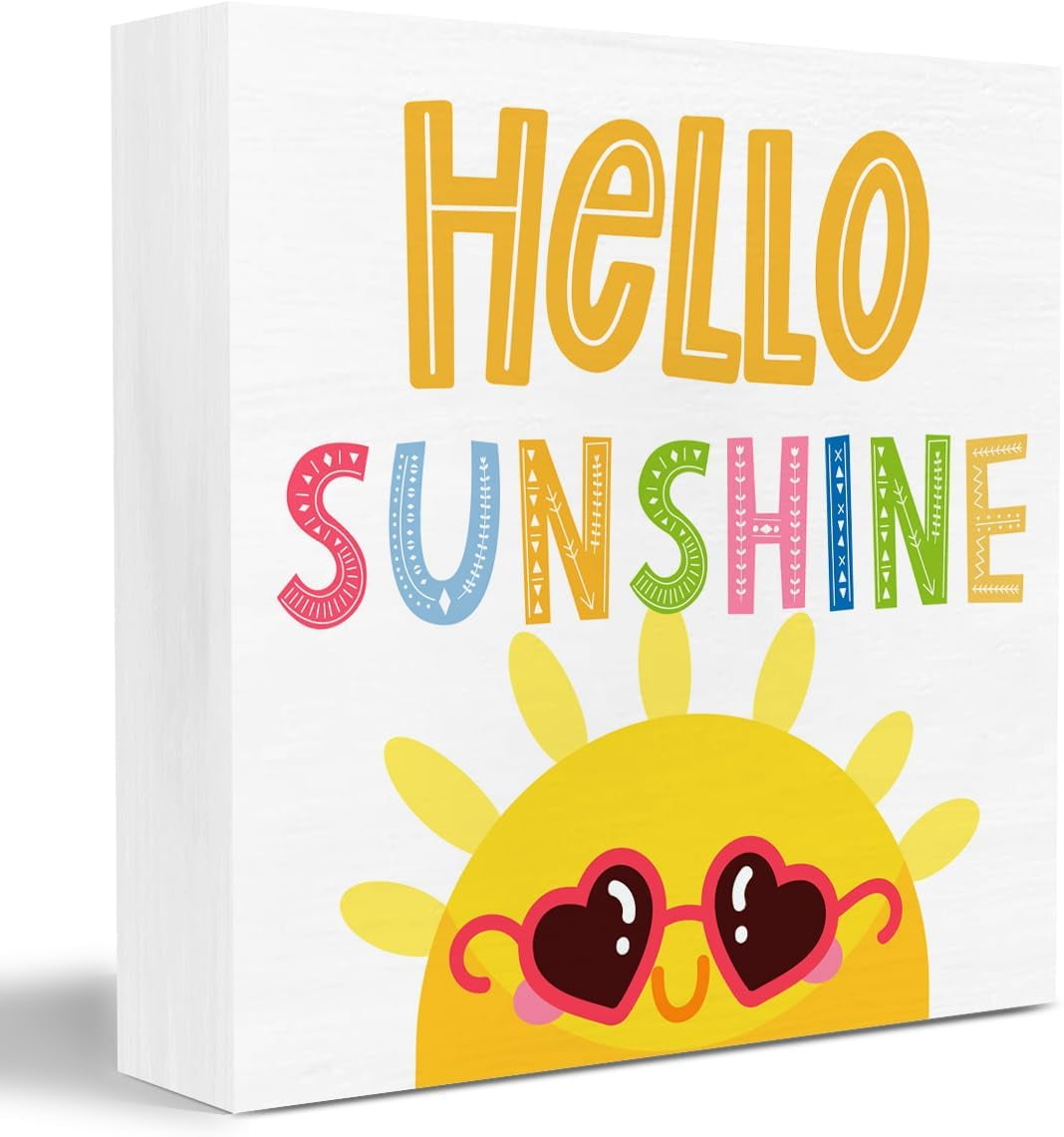 Summer Sign, Summer Decor, Summer Decorations for Home, Sun Sunshine ...