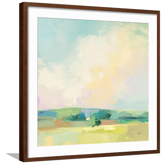 Art.com Summer Sky II Art Print by Julia Purinton, Brown Frame Wall Art ...