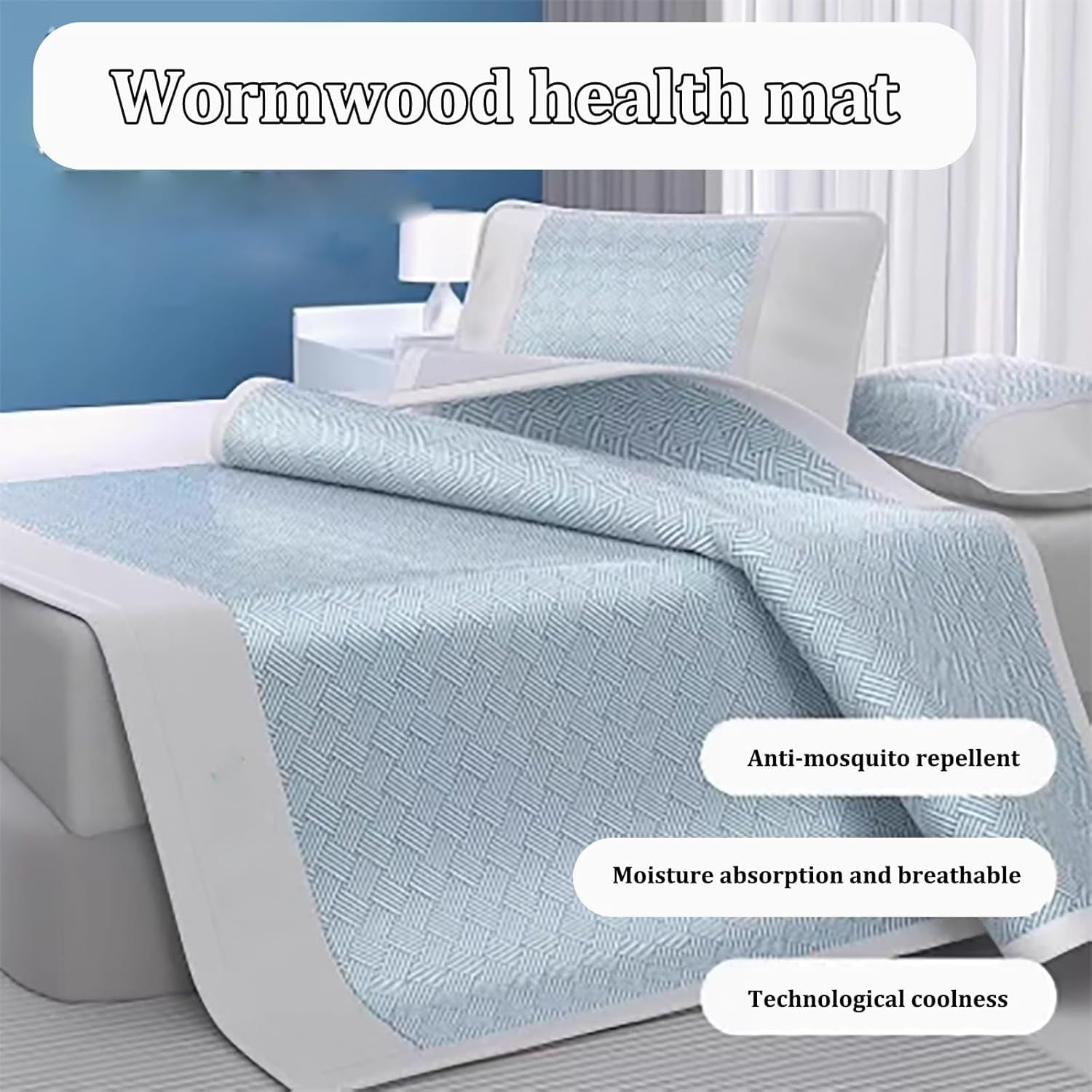 Summer Sleeping Pad Ice Rattan Mat 3 Piece Set,Rattan Cooling Sleeping ...