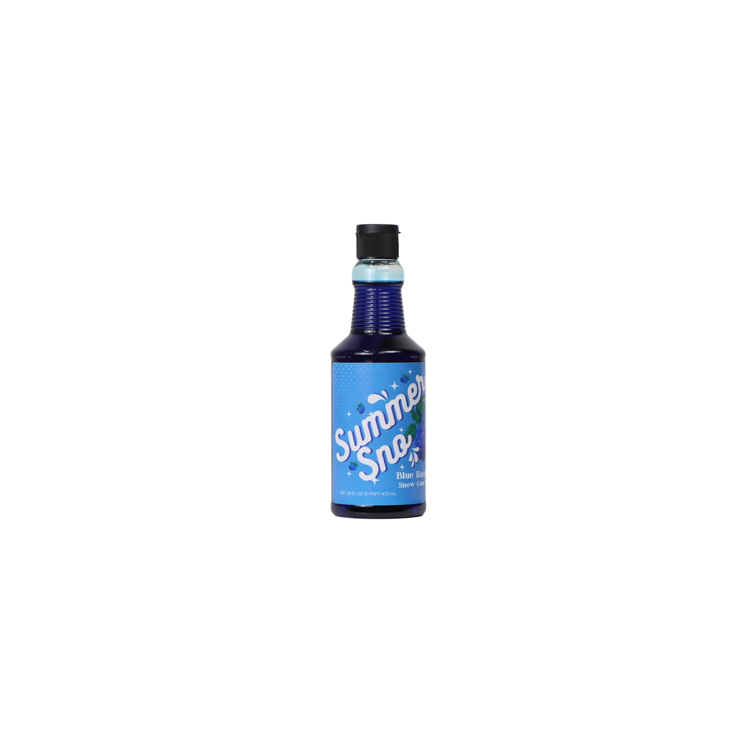 Summer Sno Snow Cone Syrup 1 Pint Blue Raspberry - Walmart.com